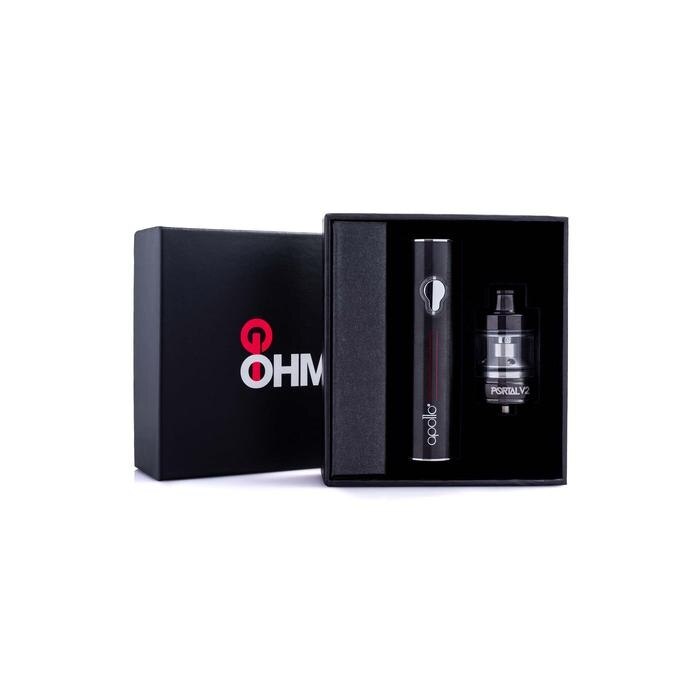 Kit Vaping Ohm Go V.2, baterie 50W si rezerva - Negru - eMAG.ro