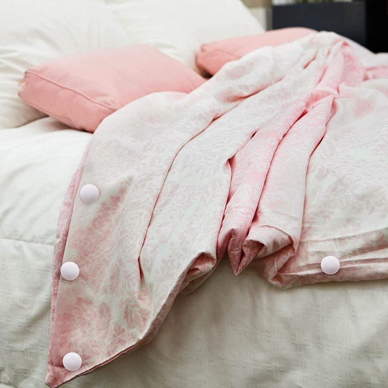 Set cleme plapuma, 16 seturi, material textil moale, dispozitive de ...