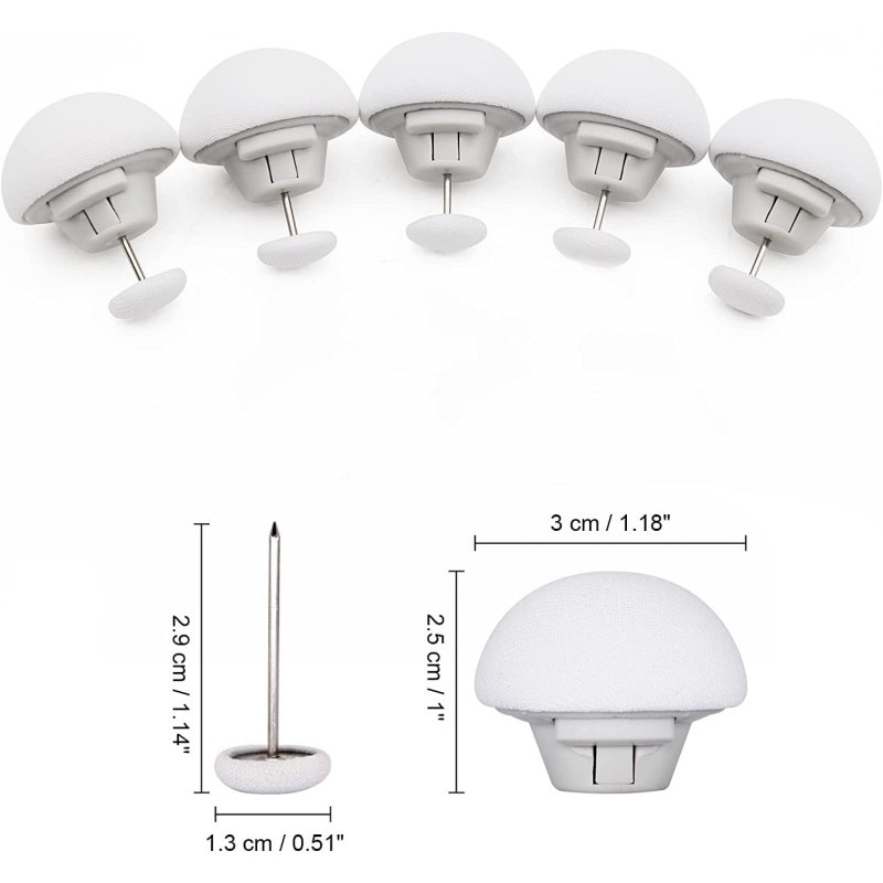 Set cleme plapuma, 16 seturi, material textil moale, dispozitive de ...