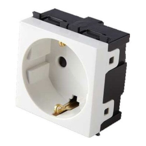 Priza shucko cu protectie copii, modulara, Erva, alb - eMAG.ro