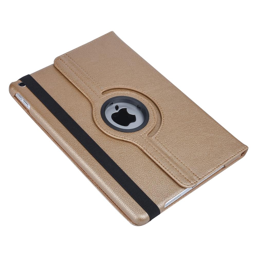 Tablettok iPad 2021 10.2 (iPad 9) - arany fordítható műbőr tablet tok ...