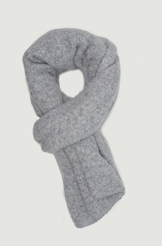 Fular dama, GreenPoint, GRLIM, Acril, Gri, Universal - eMAG.ro