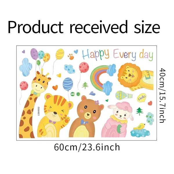 Sticker Decorativ pentru Camera Copiilor, Autocolant cu Animale ...