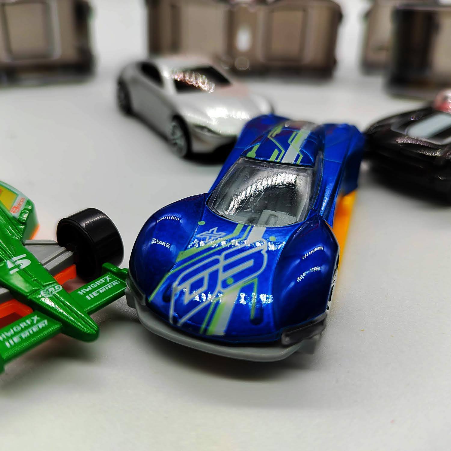 Set 4 Masini de Metal, 7 cm, Speed Racing, Masini de Curse, VisionXXI ...