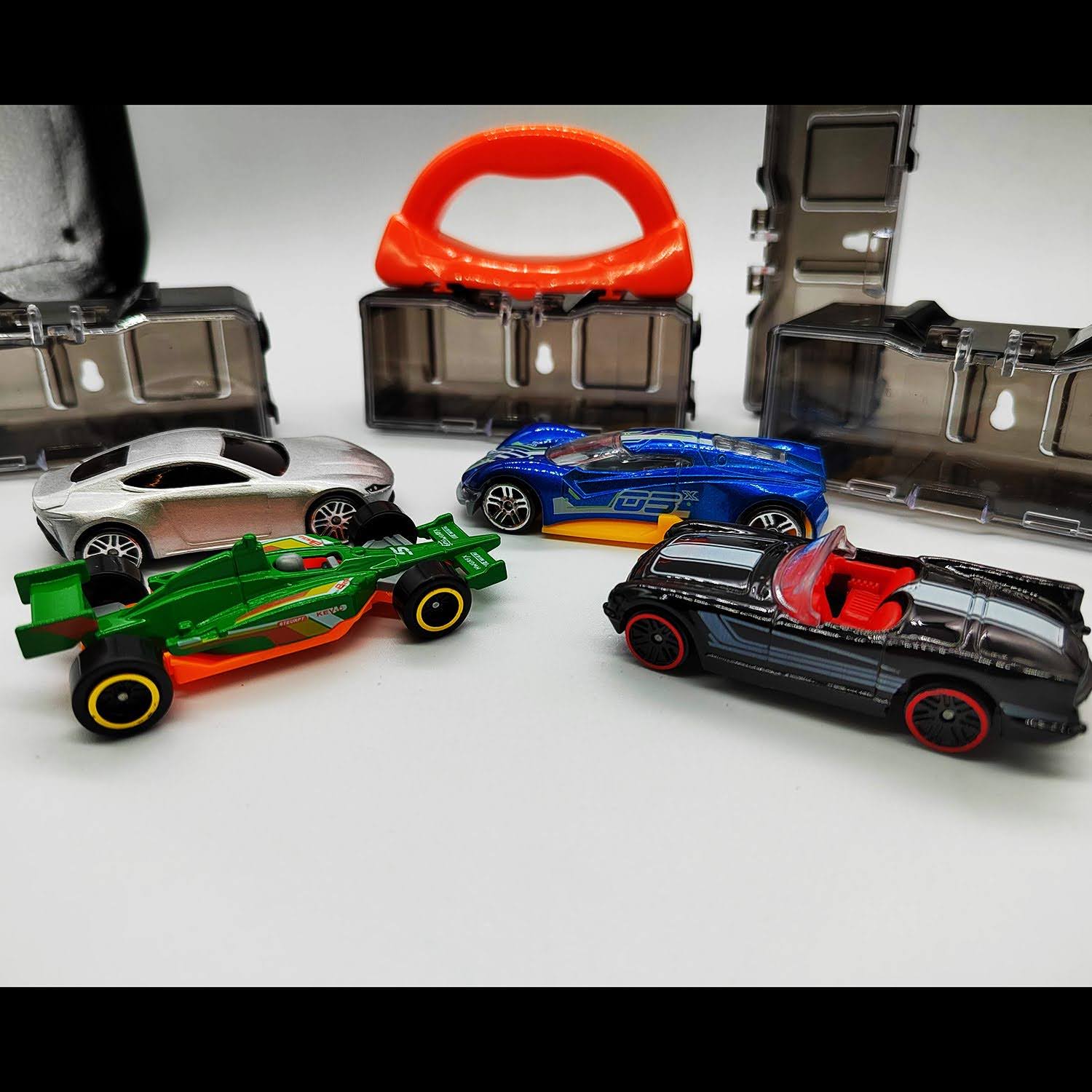 Set 4 Masini de Metal, 7 cm, Speed Racing, Masini de Curse, VisionXXI ...