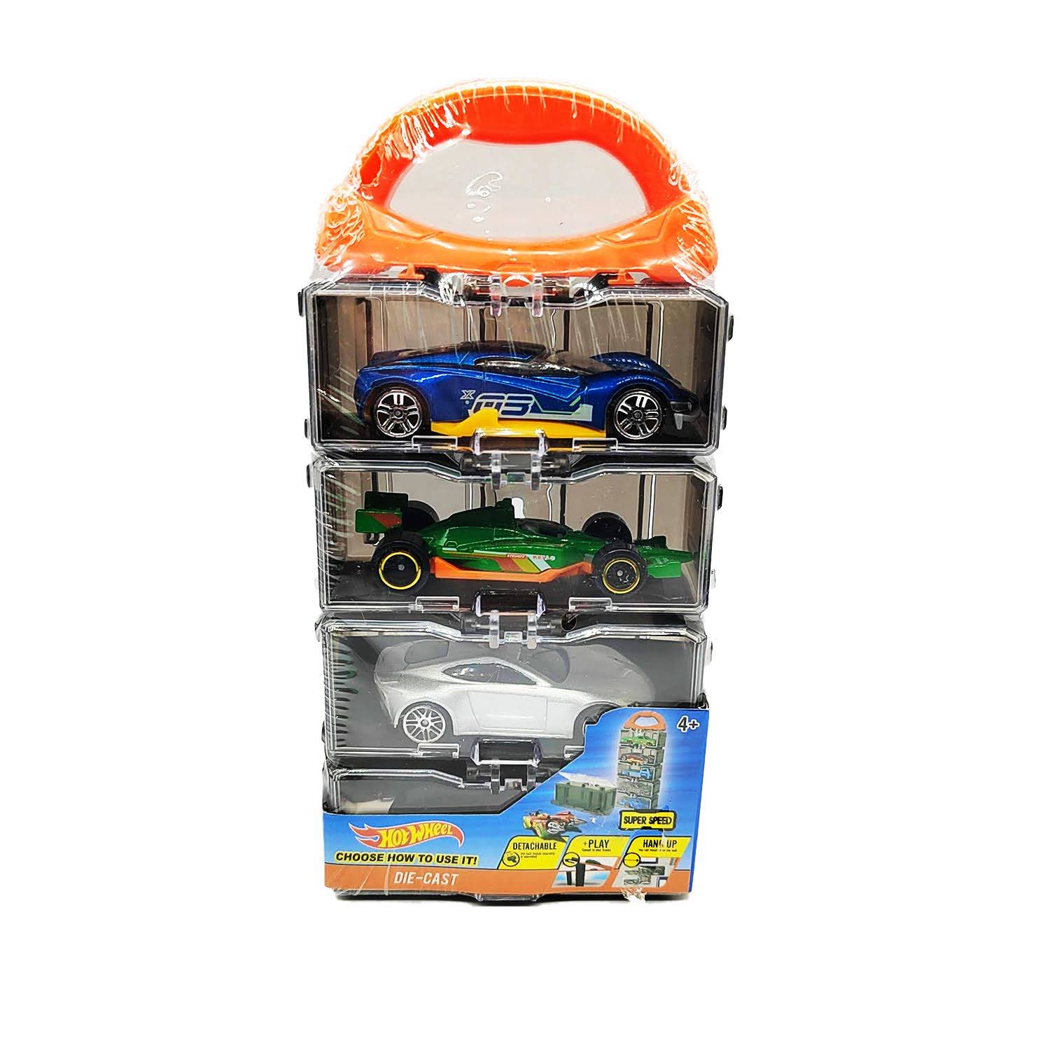 Set 4 Masini de Metal, 7 cm, Speed Racing, Masini de Curse, VisionXXI ...