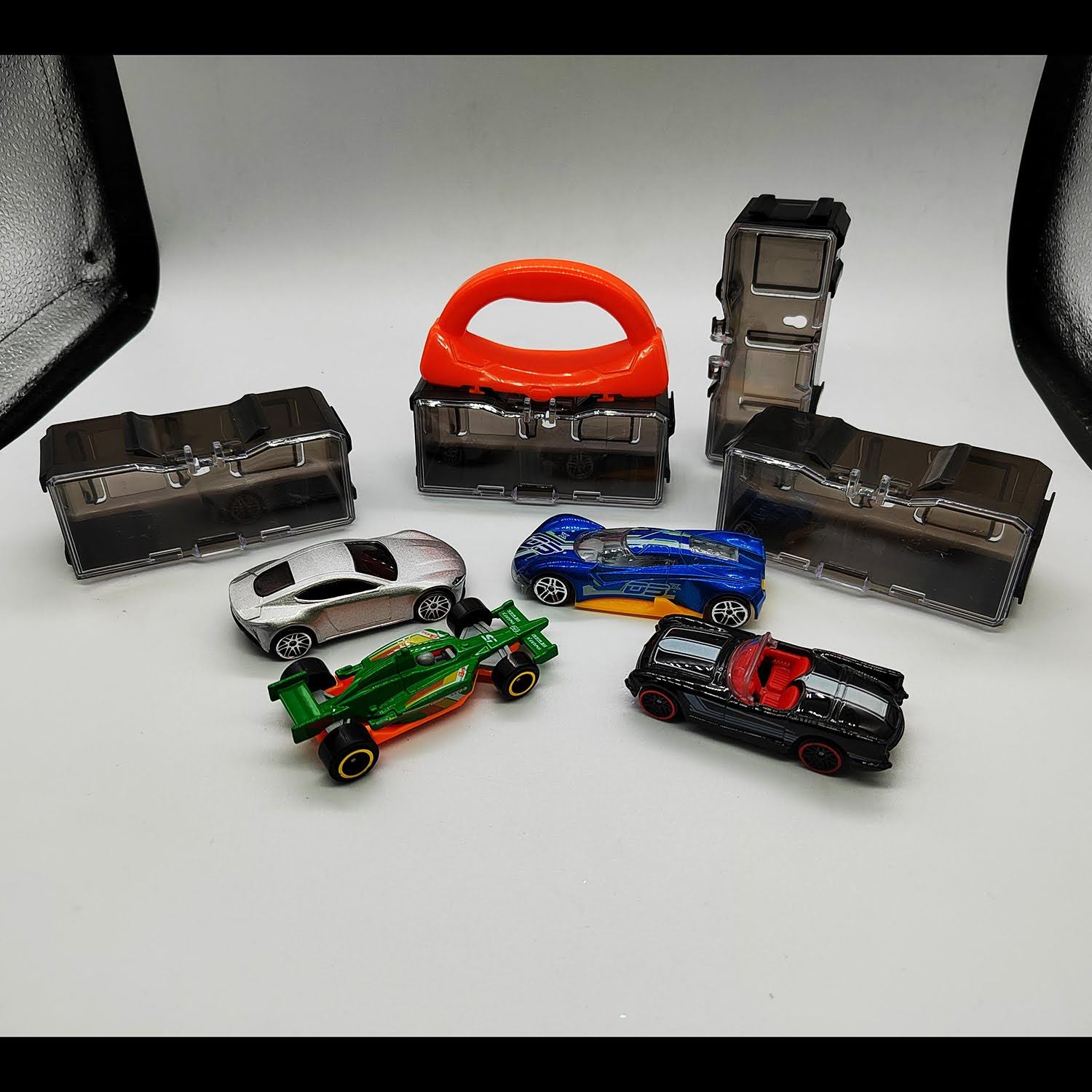 Set 4 Masini de Metal, 7 cm, Speed Racing, Masini de Curse, VisionXXI ...