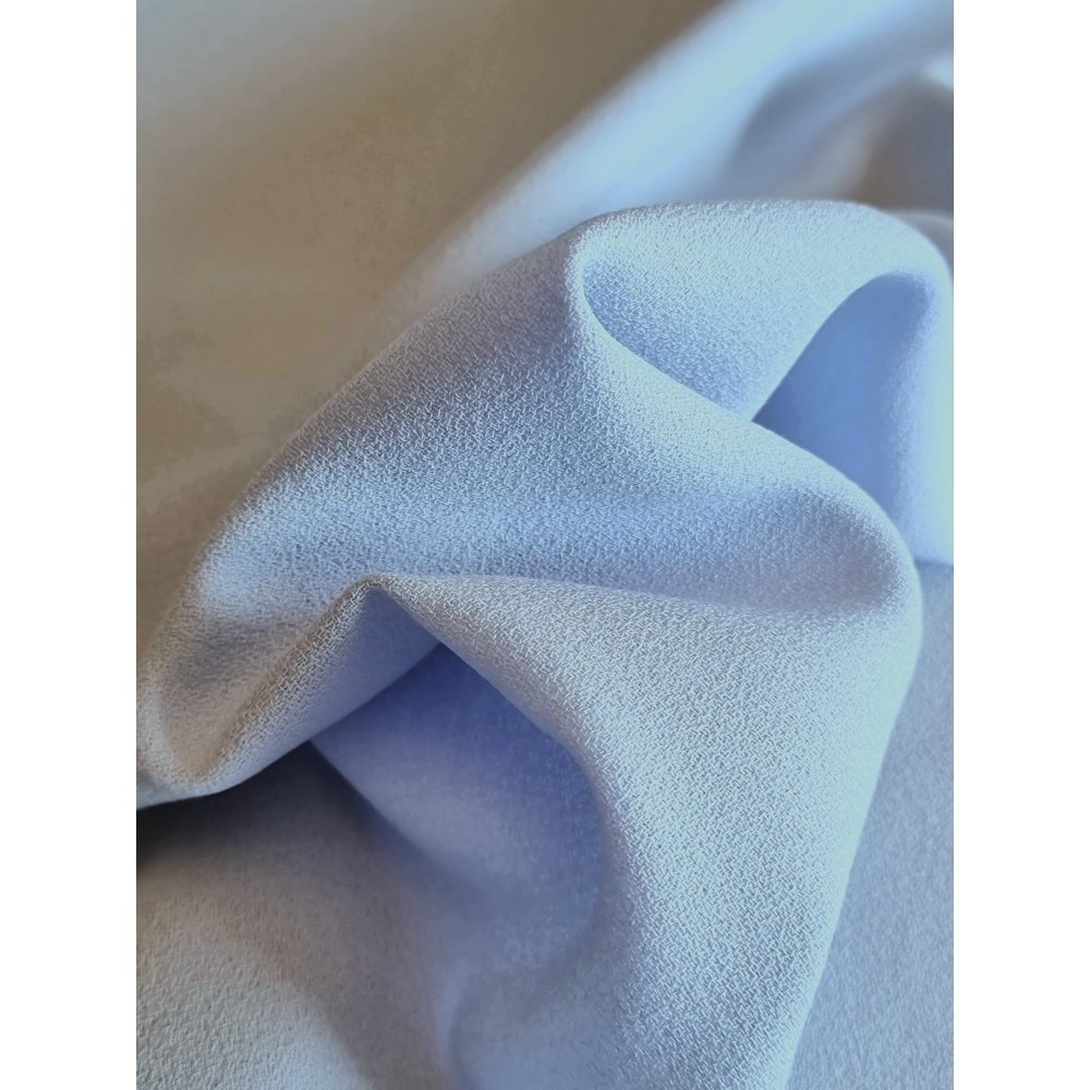 Tesatura triplu voal lana - design uni, D Donarosso, 150x100 cm, Blue ...
