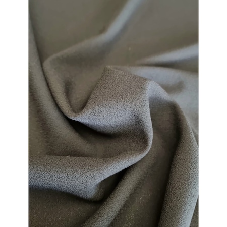 Tesatura triplu voal lana - design uni, D Donarosso, 140x100 cm, Negru ...