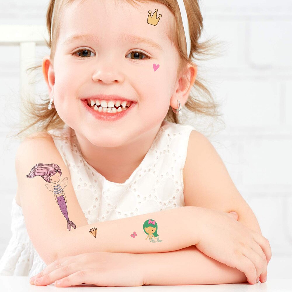 Set tatuaje temporare copii, Impermeabil, Multicoolor - eMAG.ro