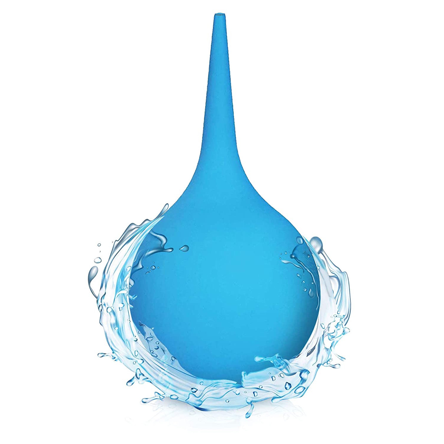 Dispozitiv indepartare ceara urechie, Silicon, 75ml, Albastru - eMAG.ro