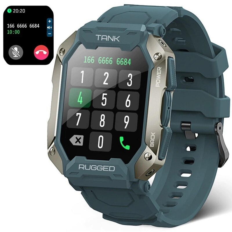 Smartwatch rugged Kospet Tank M1 Pro Albastru, IPS 1.72" Retina, Apel ...