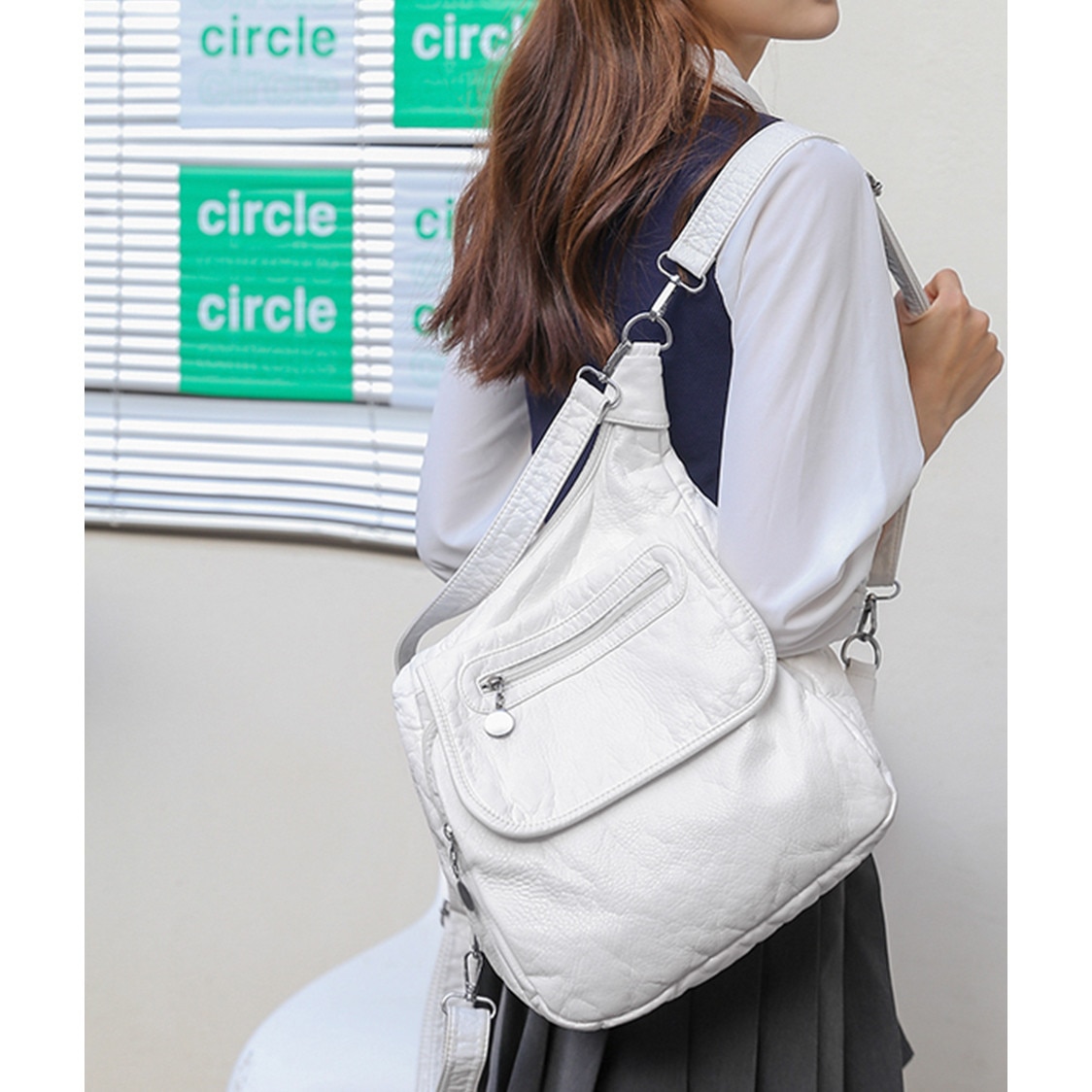 Geanta dama Livia GT1845, model alb - eMAG.ro