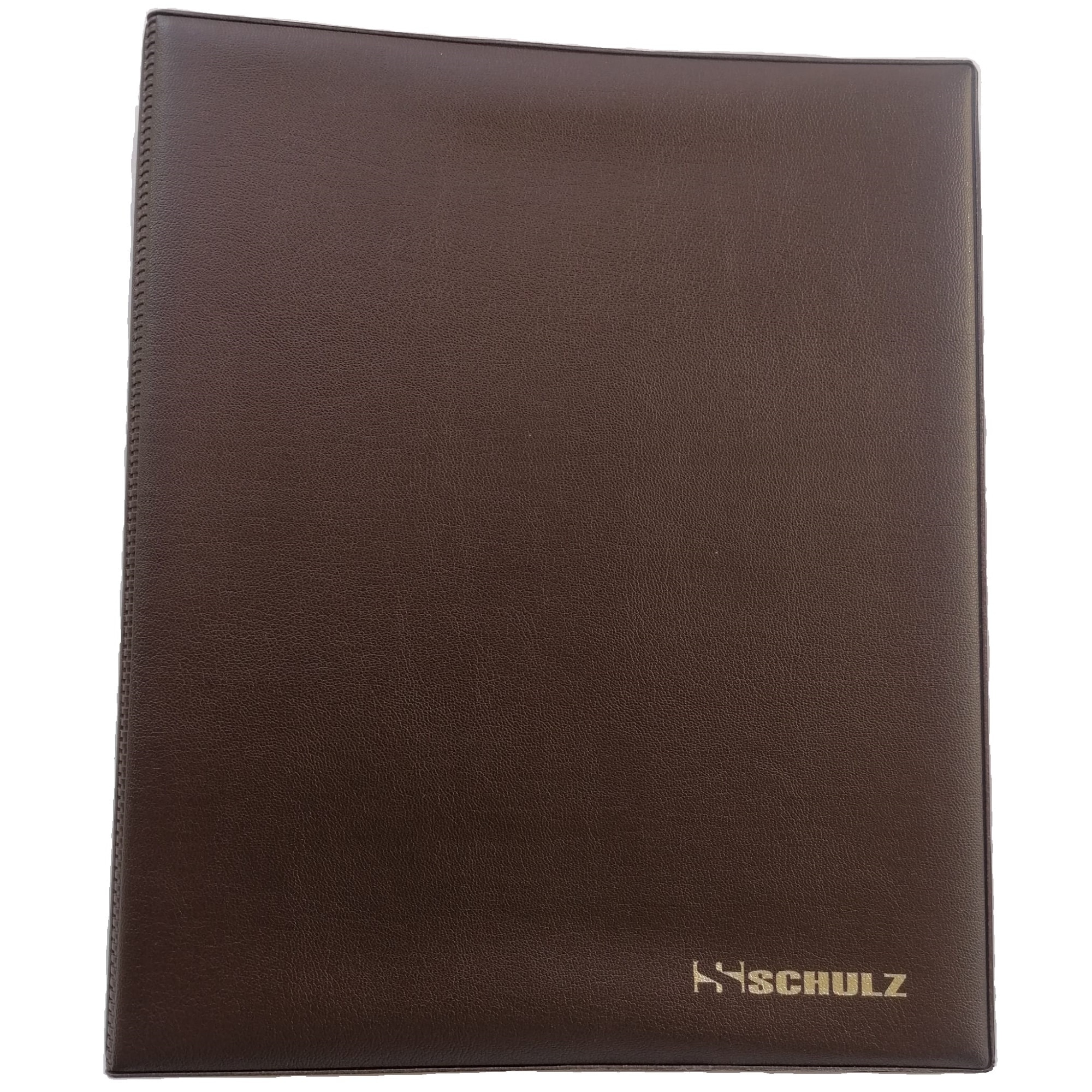 Clasor, Schulz, tip album bancnote, cu 70 buzunare, maro, 23 x 28 cm ...