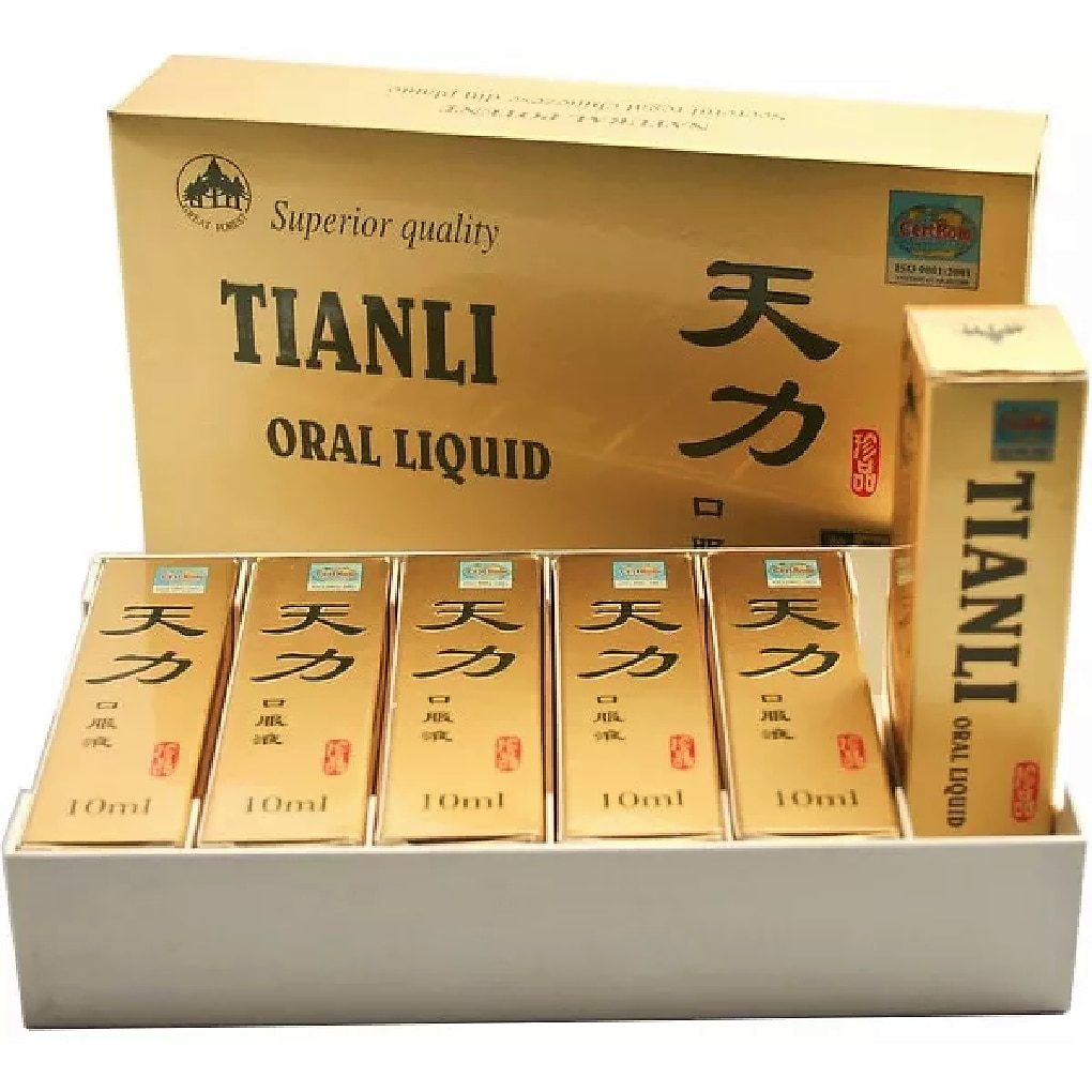 Supliment potenta TianLi Oral Liquid Ultra Power, 6fiole x 10ml, capac ...