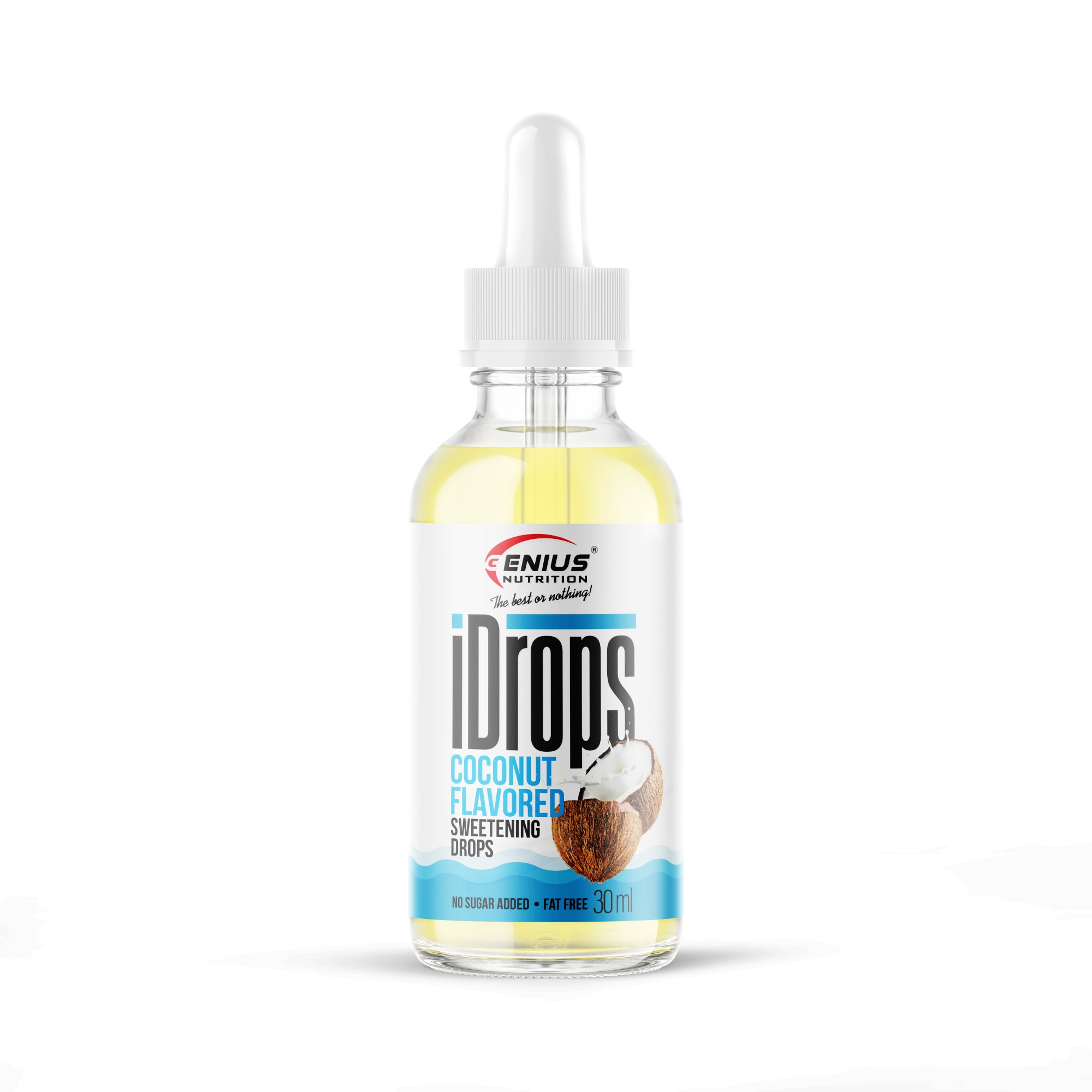 Indulcitor picaturi, Genius Nutrition, Idrops, fara zahar, cu aroma de ...