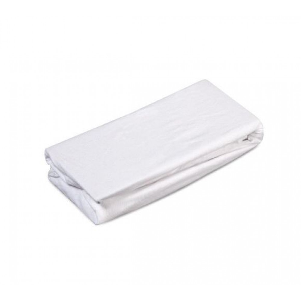 Cearsaf cu elastic, AV Baby, 60x120 cm, Alb - eMAG.ro