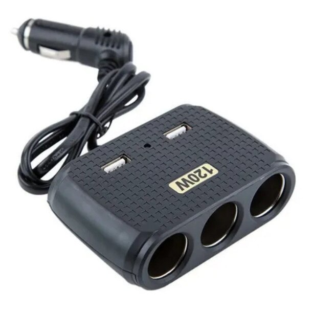 Priza auto cu 5 iesiri TIPLA 120W 2 x usb - eMAG.ro