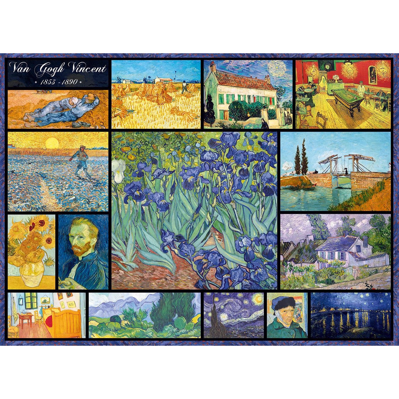 BlueBird - Puzzle Colaj - Vincent Van Gogh - 4 000 piese - eMAG.ro