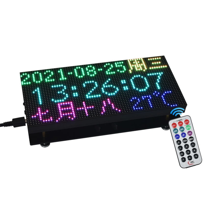 Modul ceas RTC digital RGB, Waveshare, 64x32, Compatibil cu Raspberry ...