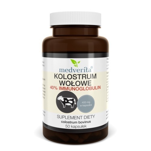 Colostru bovin, Medverita, 400 mg, 50 capsule - eMAG.ro