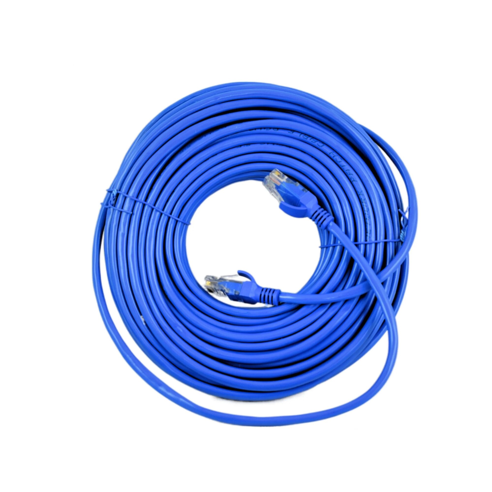 Cablu de retea UTP cat 5e, 20 metri, albastru, PCS200039 - eMAG.ro