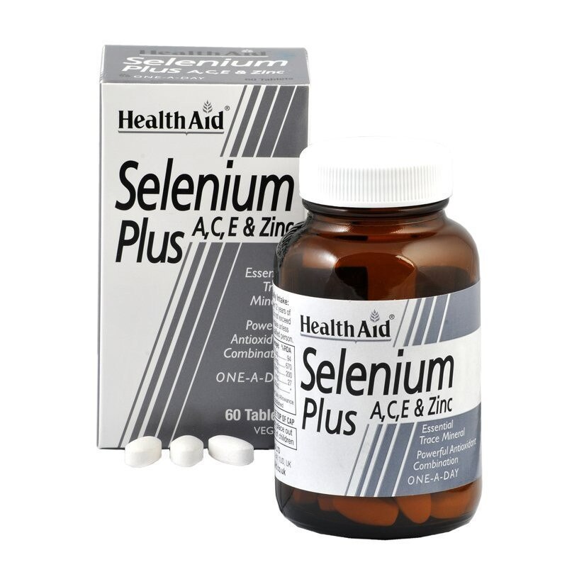 Supliment alimentar Selenium Plus, Health Aid, 60 tablete - eMAG.ro
