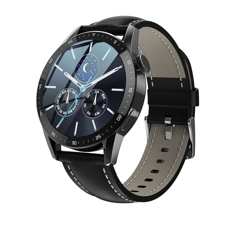 Smartwatch T3 Pro, Bluetooth 5.2, 1.28'', 220mAh, Negru - eMAG.ro