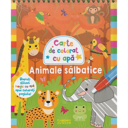 Stiloul magic cu apa. Animale salbatice, Flamingo - eMAG.ro