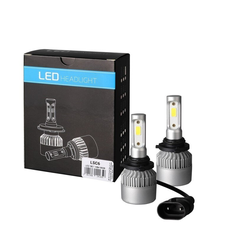 Set 2 becuri LED, auto, M-Tech, HB4, 32V, Alb - eMAG.ro