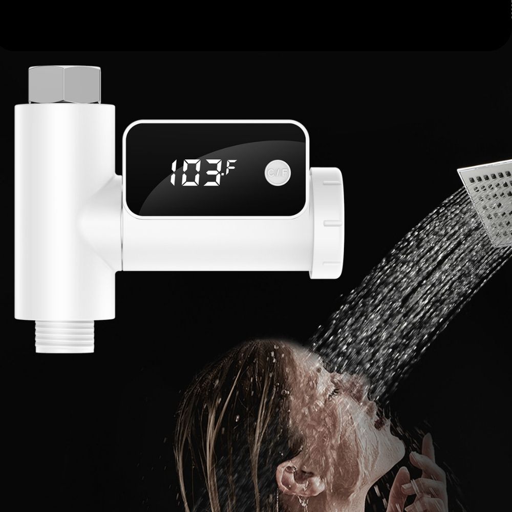 Termometru Digital pentru Apa, cu Afisare LED, Ecran Rotativ 360 ...