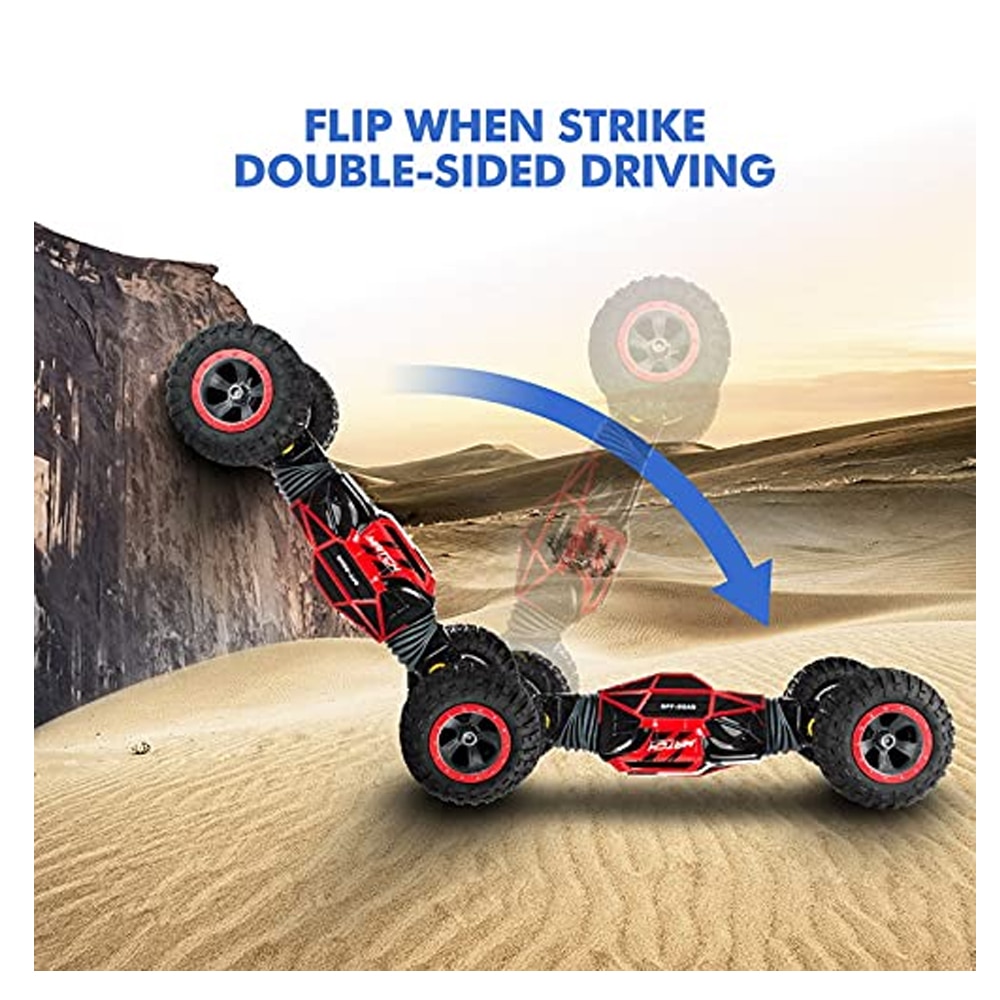 Masina cu telecomanda Moka Stunt Car, Tractiune 4x4, Conducere pe 2 ...