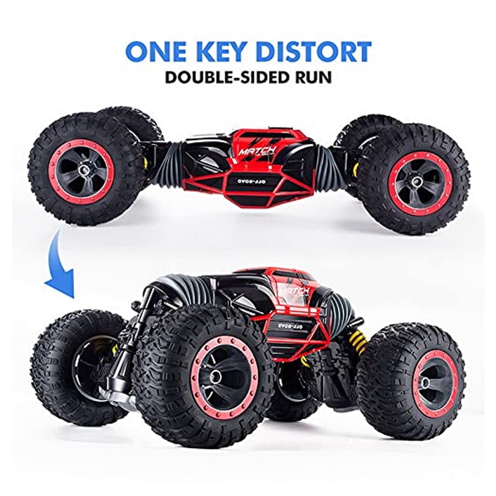 Masina cu telecomanda Moka Stunt Car, Tractiune 4x4, Conducere pe 2 ...