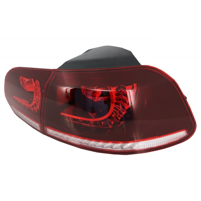 Set 2 Faruri si Stopuri Full LED compatibil cu VW Golf 6 VI (2008-2013 ...