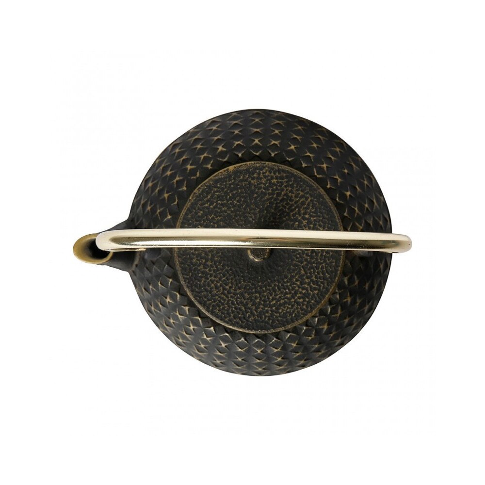 Ceainic fonta cu infuzor - Tresse Noir, Negru, Fonta, 1200 ml - eMAG.ro