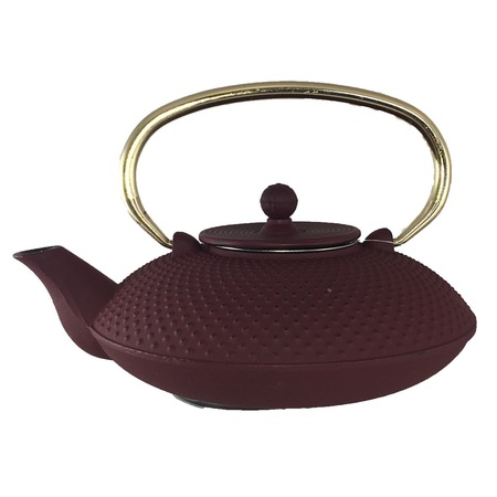 Ceainic fonta - Picots Grenat, Rosu, Fonta, 800 ml - eMAG.ro