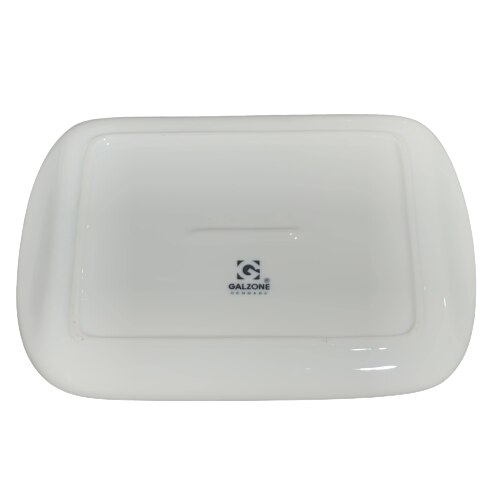 Untiera cu capac, Galzone Denmark, Model vacuta, Ceramica, 18x13x12.5 ...