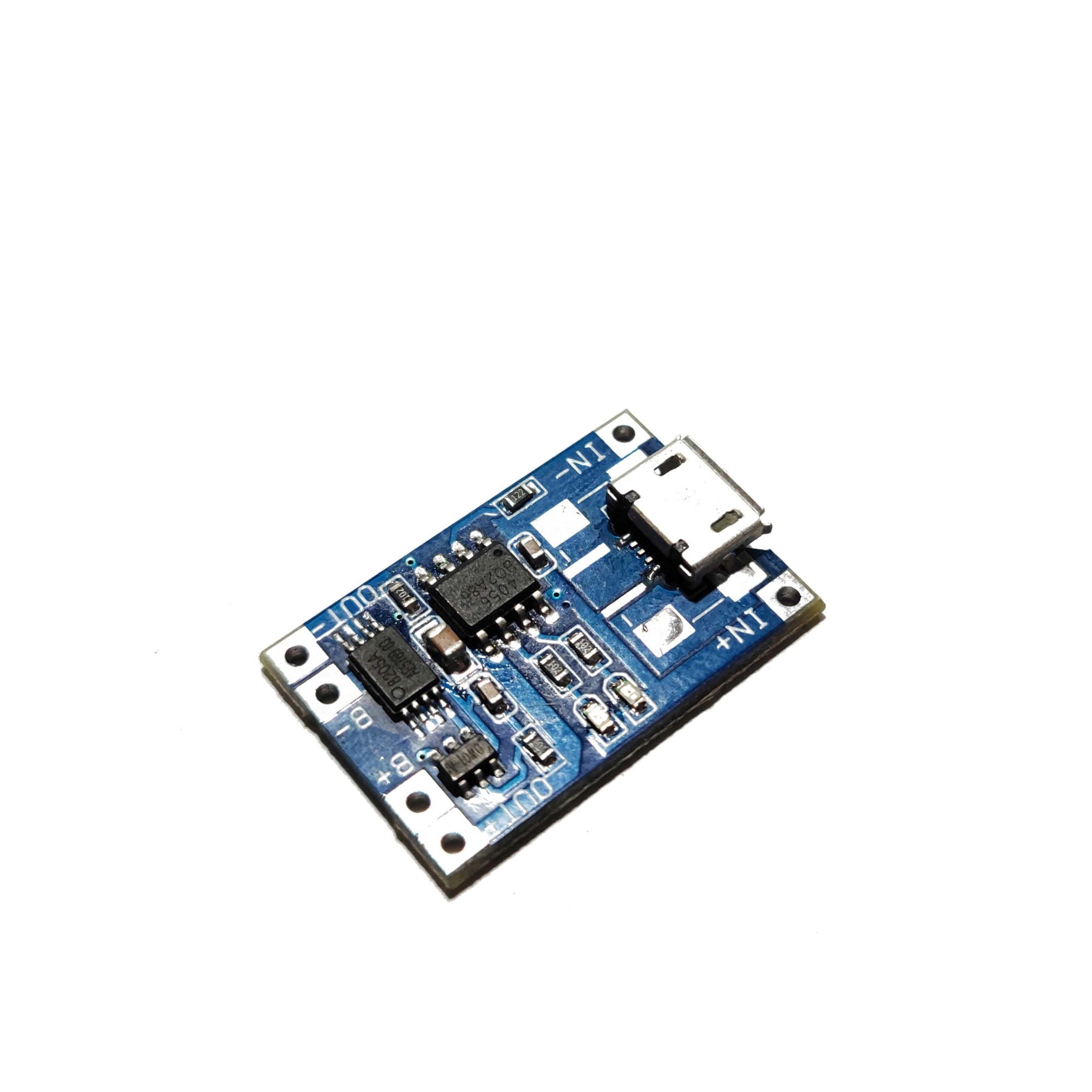 Circuit de incarcare 1 acumulator Li-Ion 18650 cu microUSB si protectie ...