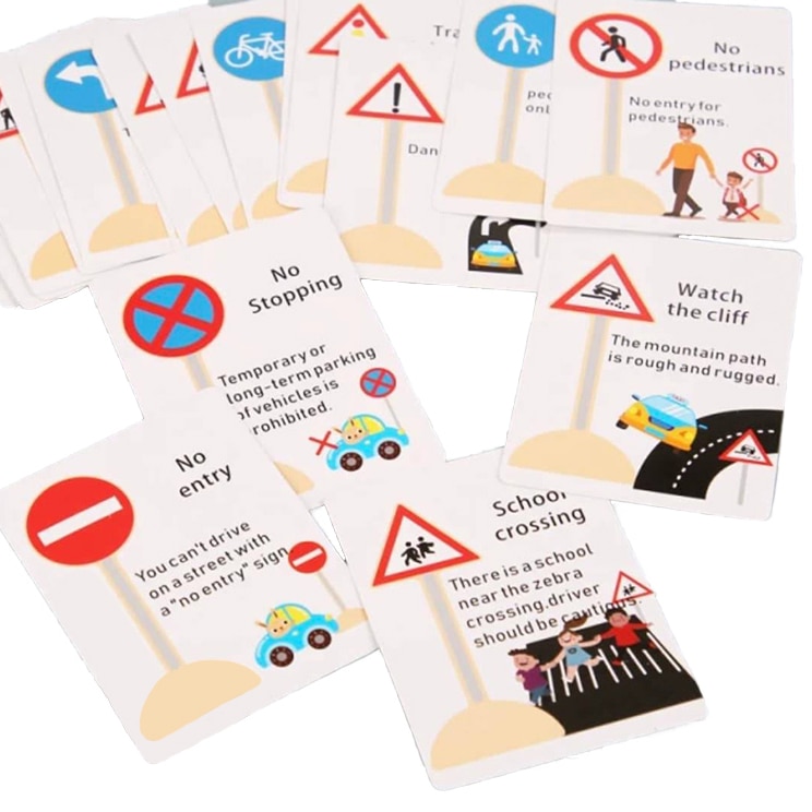 Joc semne de circulatie si indicatoare de circulatie, educativ ...