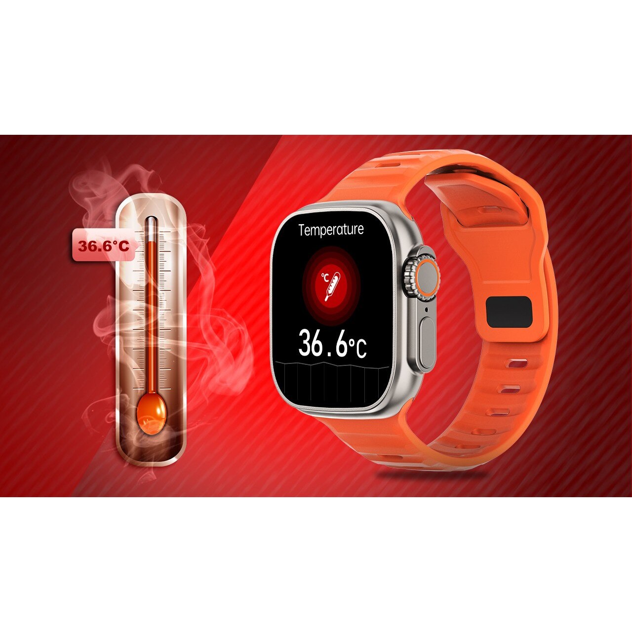 Ceas Smartwatch Alfa Watch®Max IdealStore, Ecran tactil de 2.02 HD Inch ...