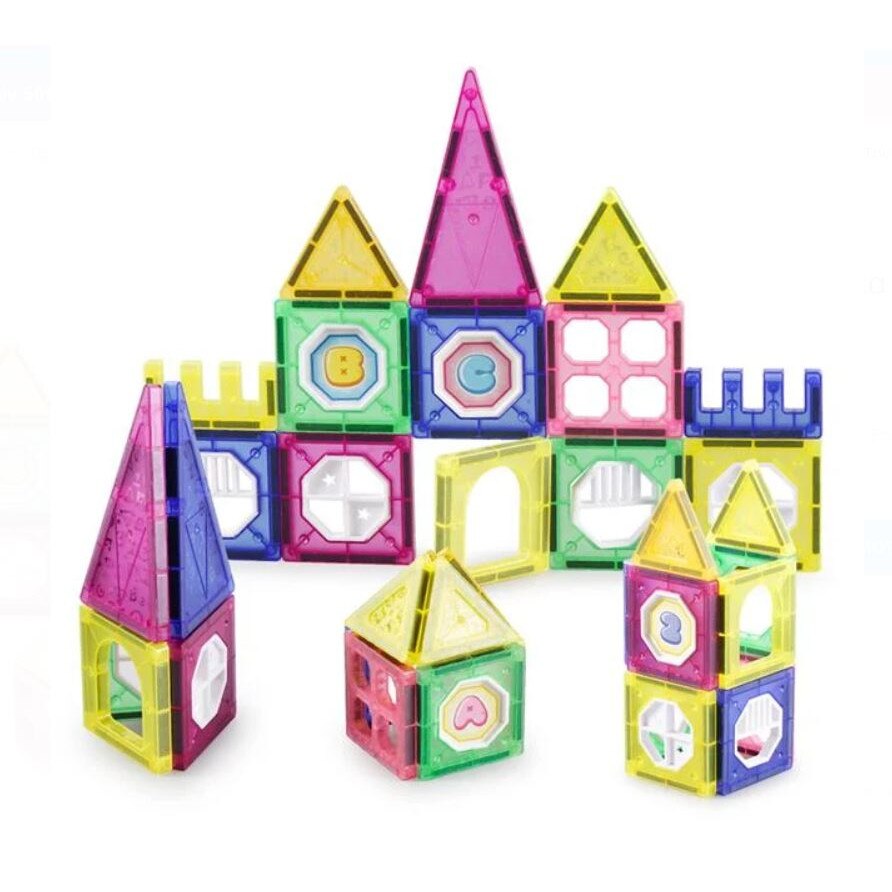 Cuburi magnetice, Syamag, 34 piese - eMAG.ro