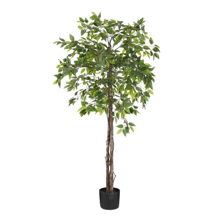 Planta Artificiala Ficus Copac, Azay Design, bogat in frunze verzi, cu ...