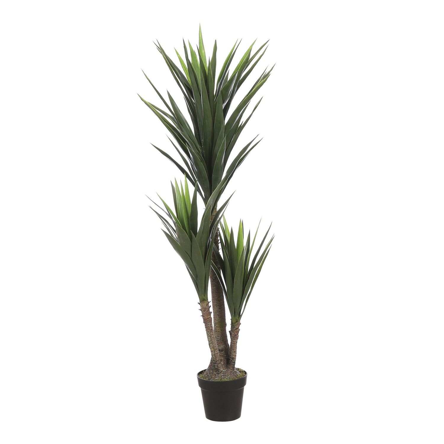 Planta Artificiala Yucca verde, Azay Design, cu frunze lungi verzi si ...
