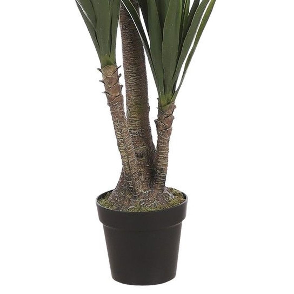 Planta Artificiala Yucca verde, Azay Design, cu frunze lungi verzi si ...