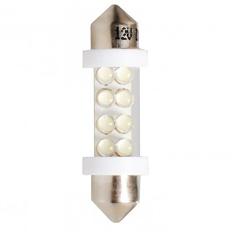 Set 2 becuri LED auto, M-Tech, C5W/C10W, 12V, Alb - eMAG.ro