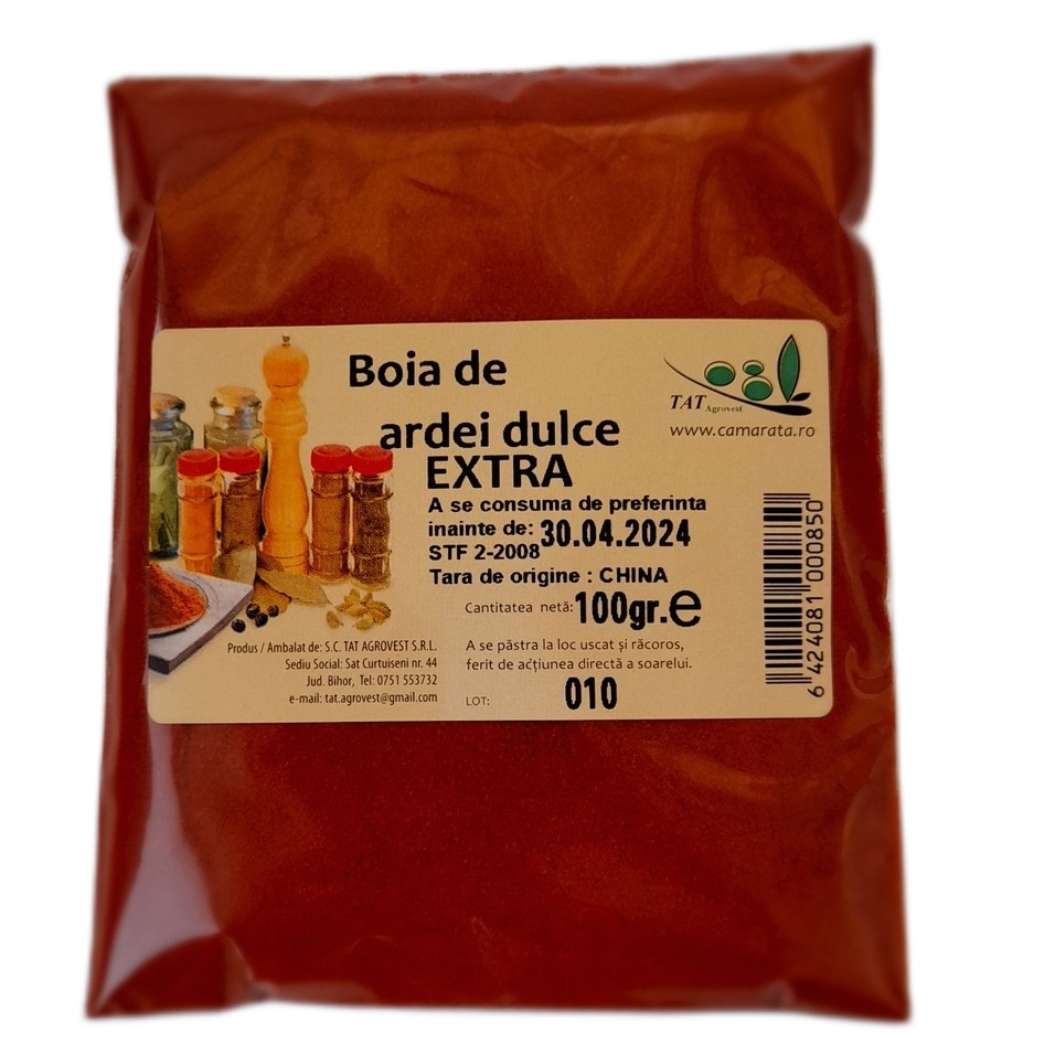 Boia de ardei dulce extra, 100 gr - eMAG.ro