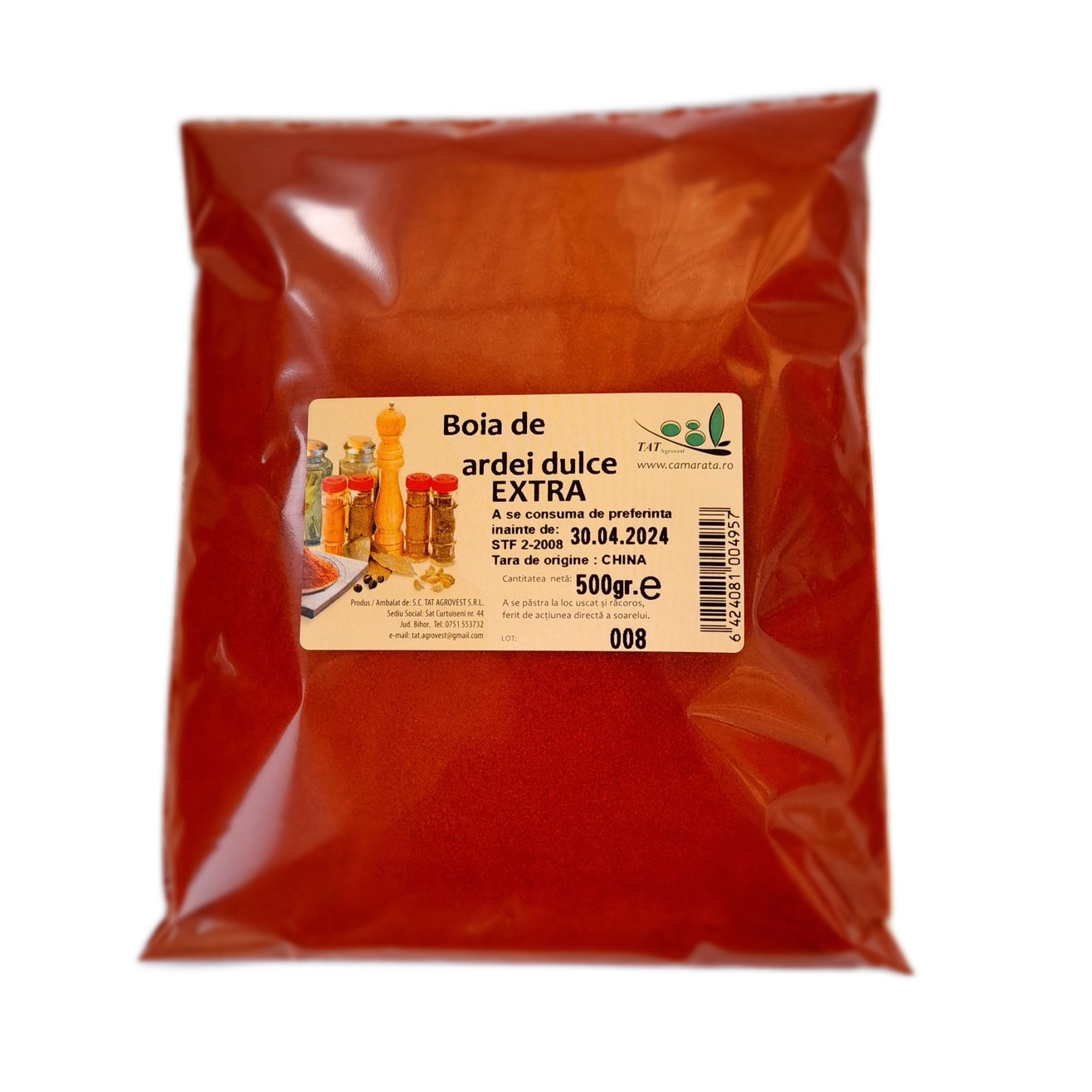 Boia de ardei dulce extra, 500 gr - eMAG.ro