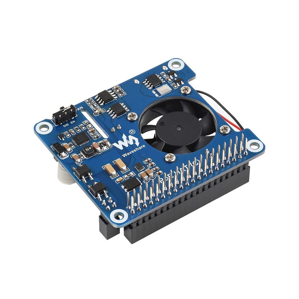 Modul PoE (C), Waveshare, 56.5x65 mm, 37-57 V DC, Compatibil cu ...