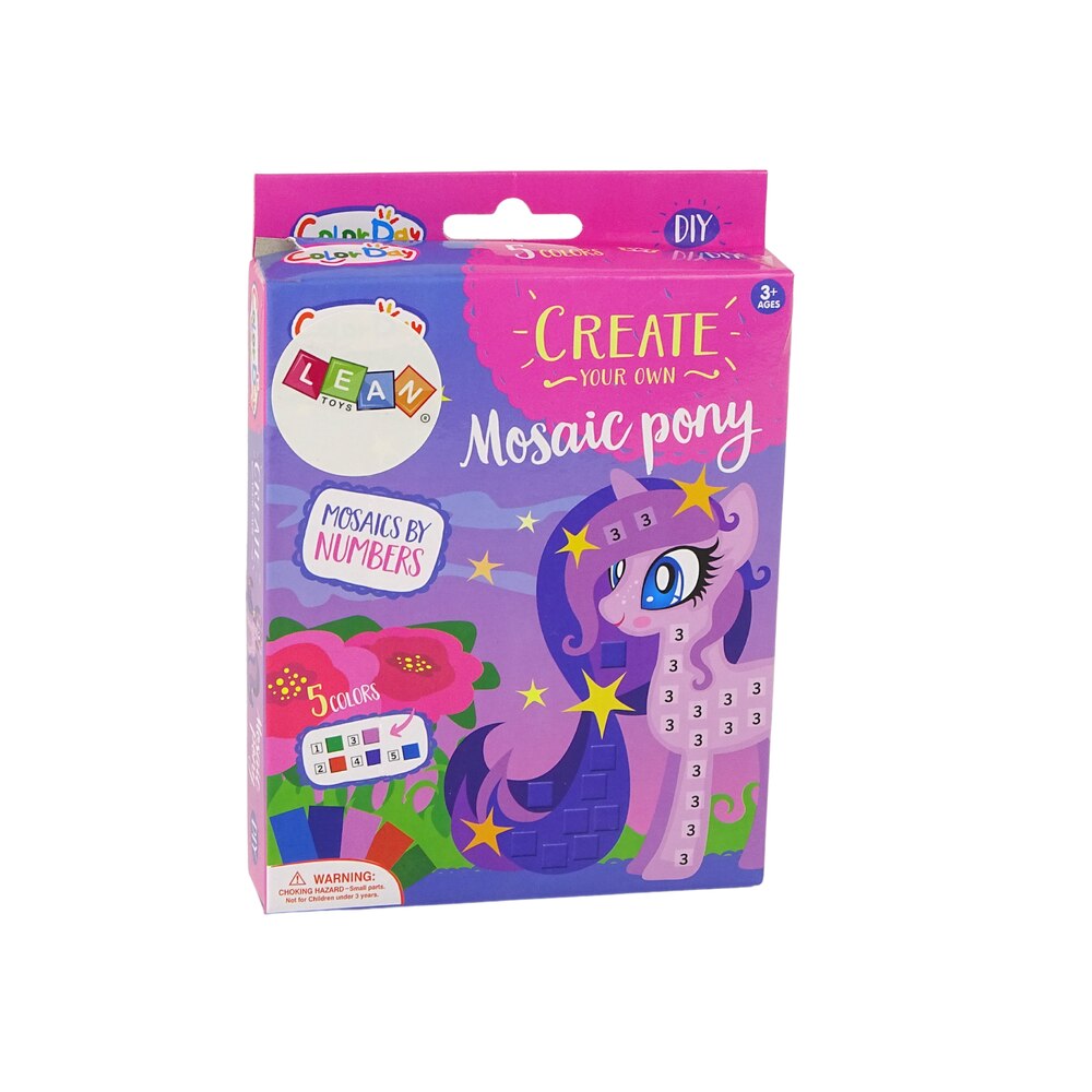 Kit mozaic pentru fetite, Lean Toys, My Little Pony, Multicolor - eMAG.ro