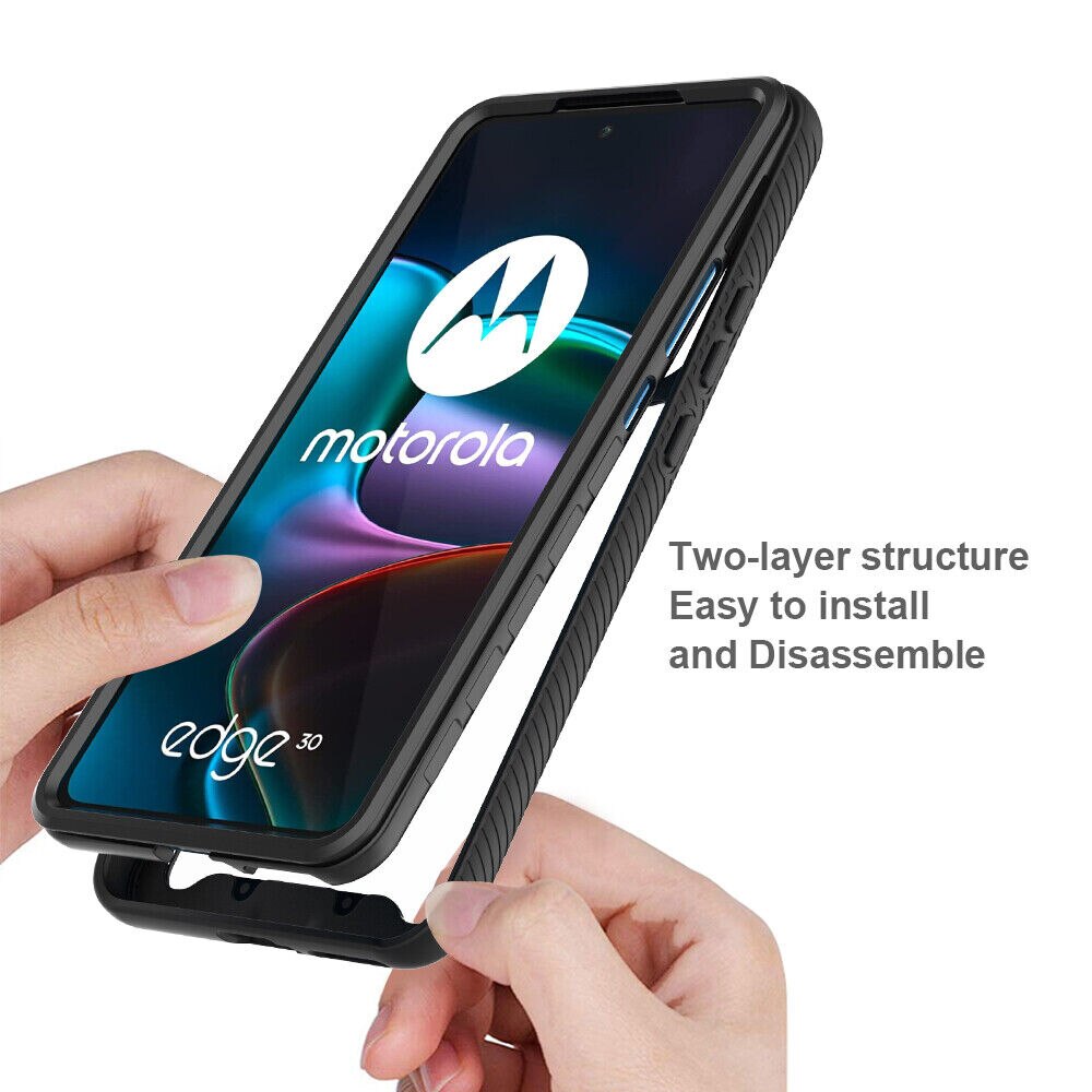 Комплект калъф и фолио за Motorola Edge 30 + фолио, Atlantic Defense360 ...